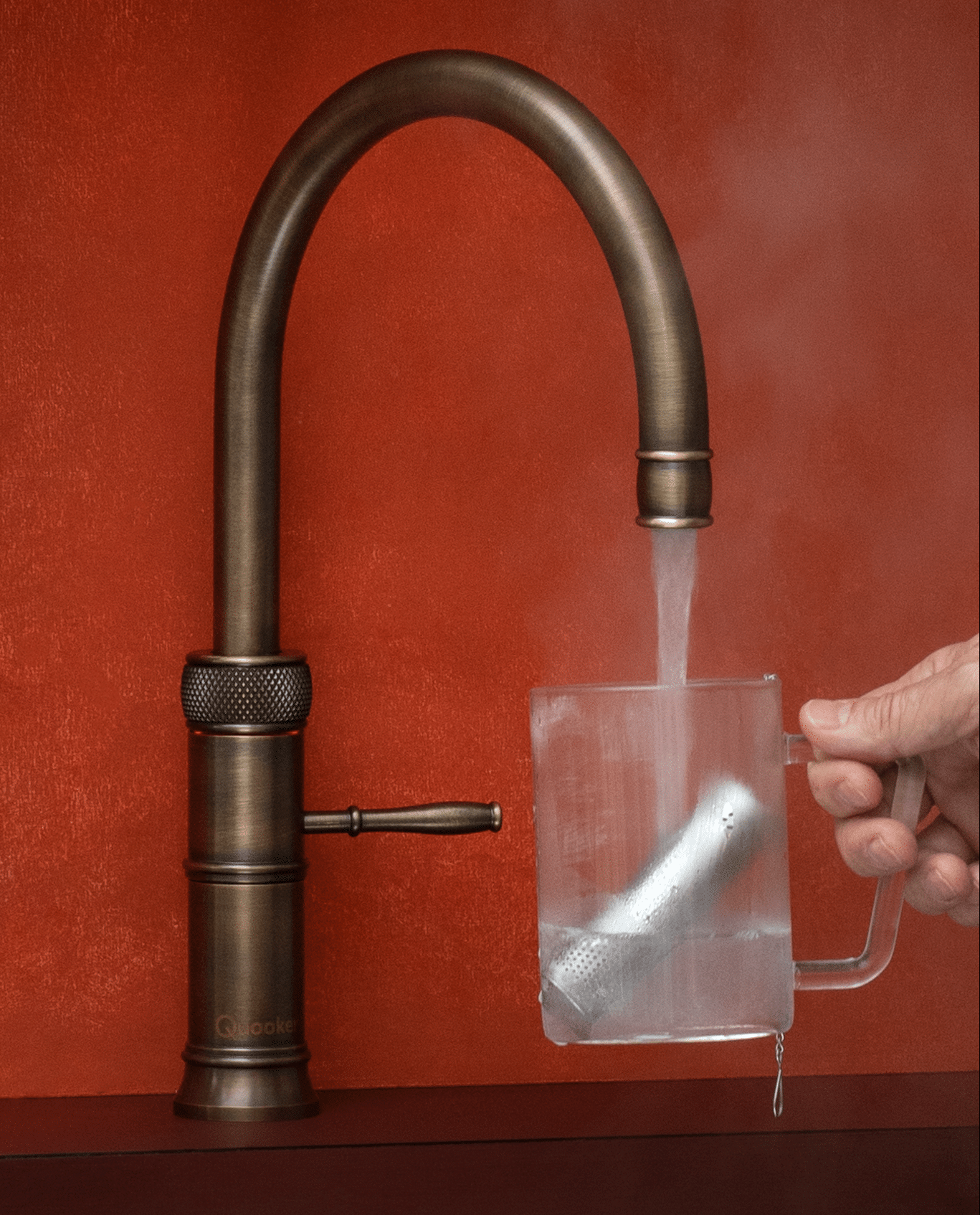 Quooker Classic Fusion Round Messing Patina Pro3 & Cube - Elektro ...