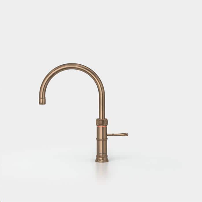 Quooker Classic Fusion Round Messing Patina Pro3 & Cube - Elektro ...