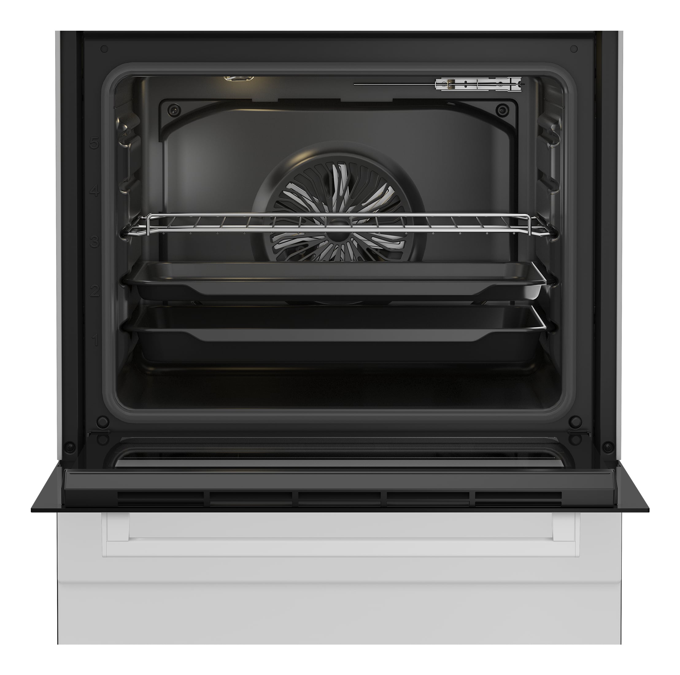 Beko FBM6701W Vrijstaand fornuis Electrisch Keramisch Zwart, Wit ...